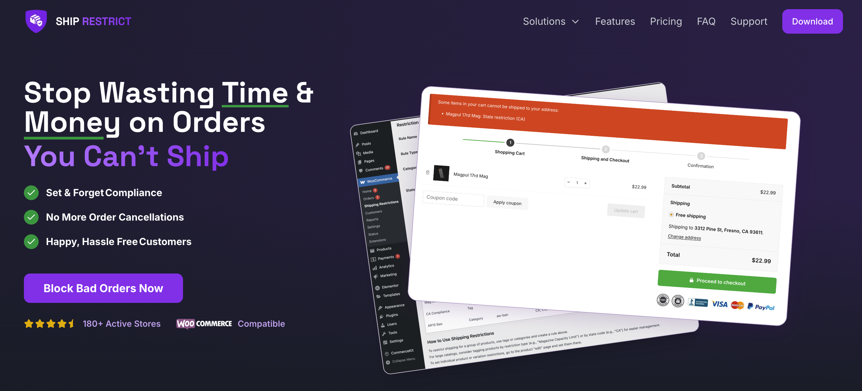 Ship Restrict | WooCommerce Shipping Restrictions Plugin